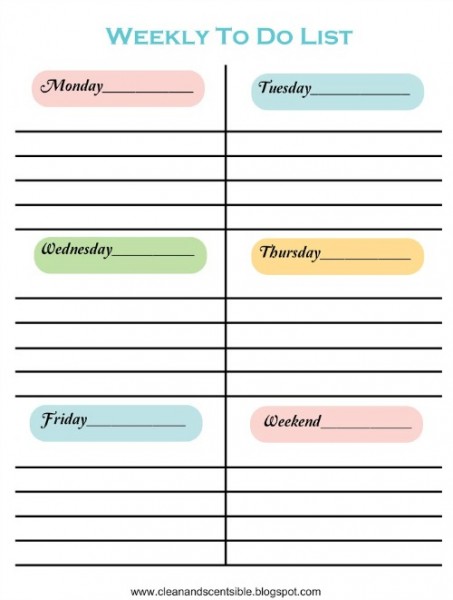 Making To Do Lists Fun - Clean and Scentsible