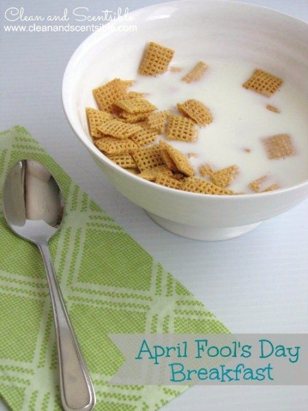 Easy April Fool's Day Breakfast - Clean and Scentsible