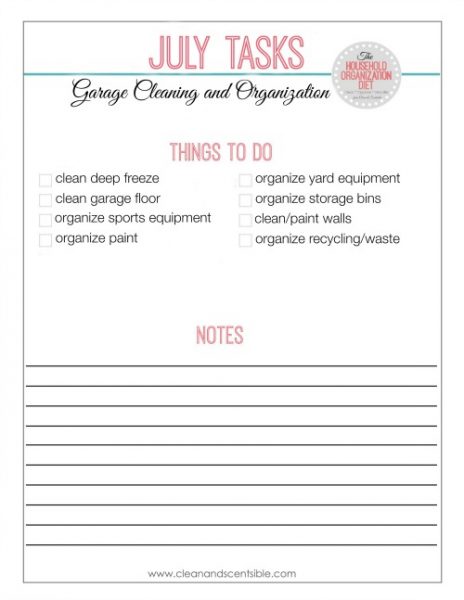 How to Organize Your Garage - Clean and Scentsible