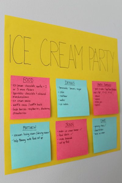 Simple Summer Ice Cream Party - Clean and Scentsible