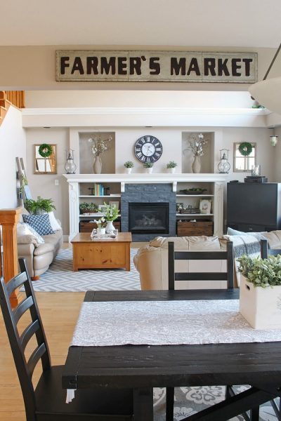 Spring Home Tour - Spring Kitchen and Family Room - Clean and Scentsible