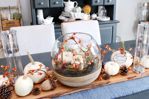 Lighted Fall Terrarium - Clean and Scentsible