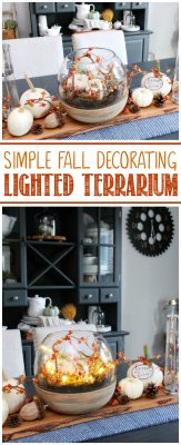 Lighted Fall Terrarium - Clean and Scentsible
