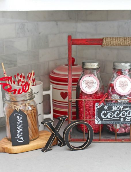 Valentine's Day Hot Chocolate Bar Printables - Clean and Scentsible