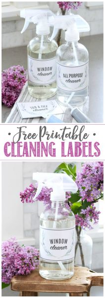 Free Printable Cleaning Labels - Clean and Scentsible