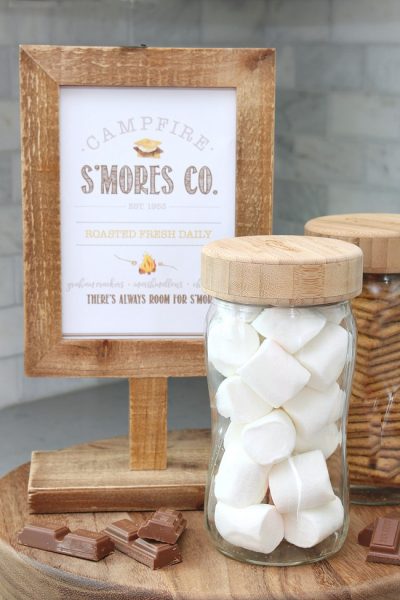 Free S'mores Printables and Labels - Clean and Scentsible