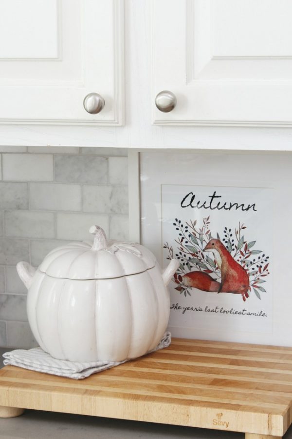 Fall Kitchen Decor - Clean and Scentsible