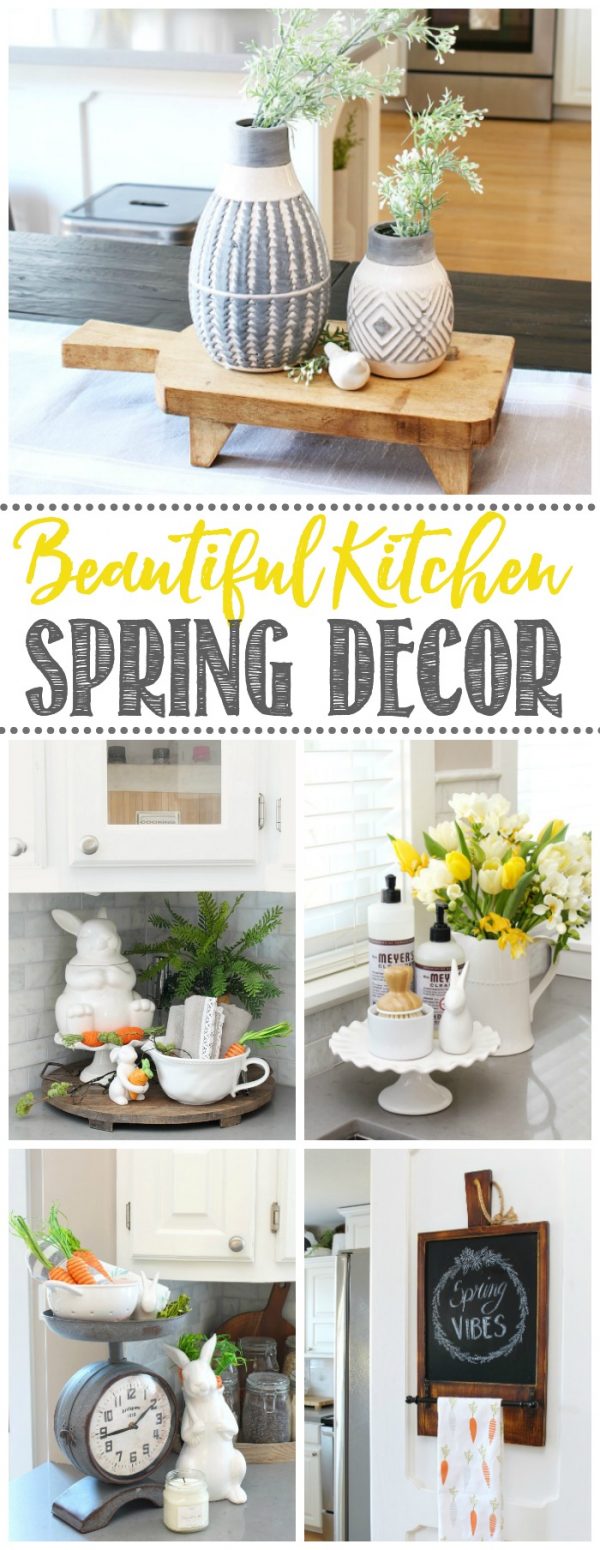 Kitchen Spring Decor Ideas - Clean and Scentsible