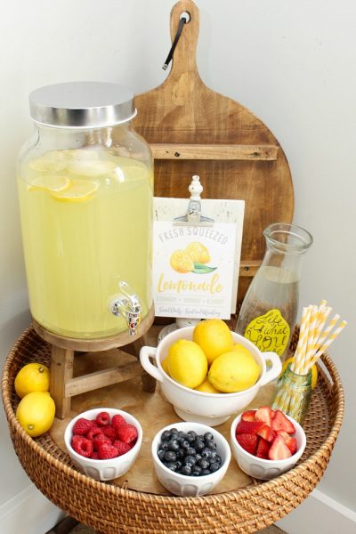 Flavored Lemonade Bar - Clean and Scentsible