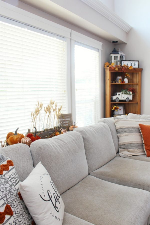 Fall Living Room Decor - Clean and Scentsible