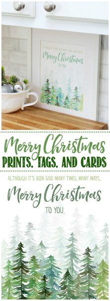 Merry Christmas To You Christmas Printable - Clean and Scentsible