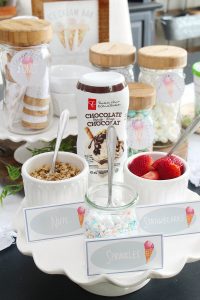 Ice Cream Sundae Bar Printables - Clean and Scentsible
