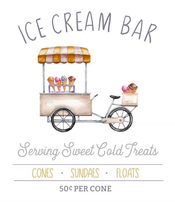 Ice Cream Sundae Bar Printables - Clean and Scentsible