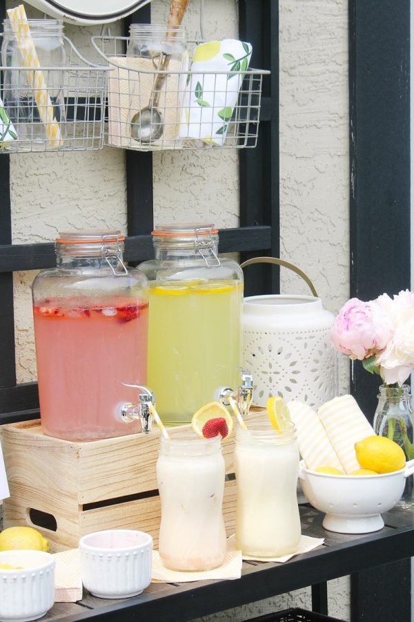 Homemade Lemonade Float Bar - Clean and Scentsible
