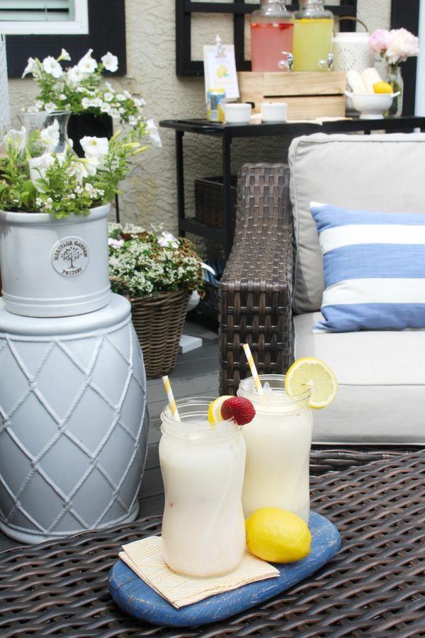 Homemade Lemonade Float Bar - Clean and Scentsible