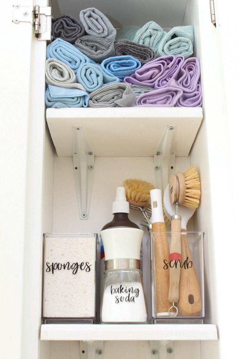 Cleaning Closet Organization - Clean and Scentsible