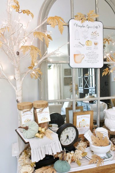 Fall Hot Beverage Bar - Clean and Scentsible