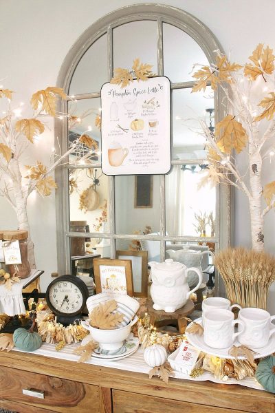 Fall Hot Beverage Bar - Clean and Scentsible