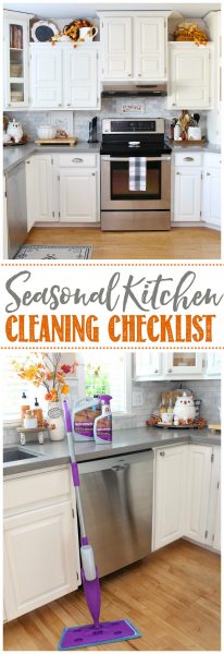 Seasonal Kitchen Cleaning Checklist - Clean and Scentsible