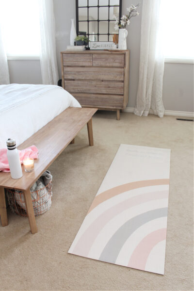 DIY Custom Yoga Mat and Accessories for Self-Care at Home - Clean and ...