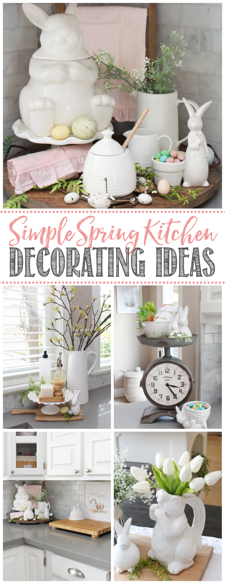 Spring Kitchen Decor Ideas - Clean and Scentsible