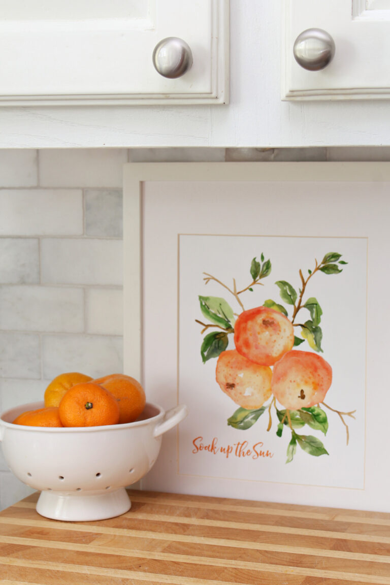 Tangerine Art Free Summer Printables - Clean and Scentsible
